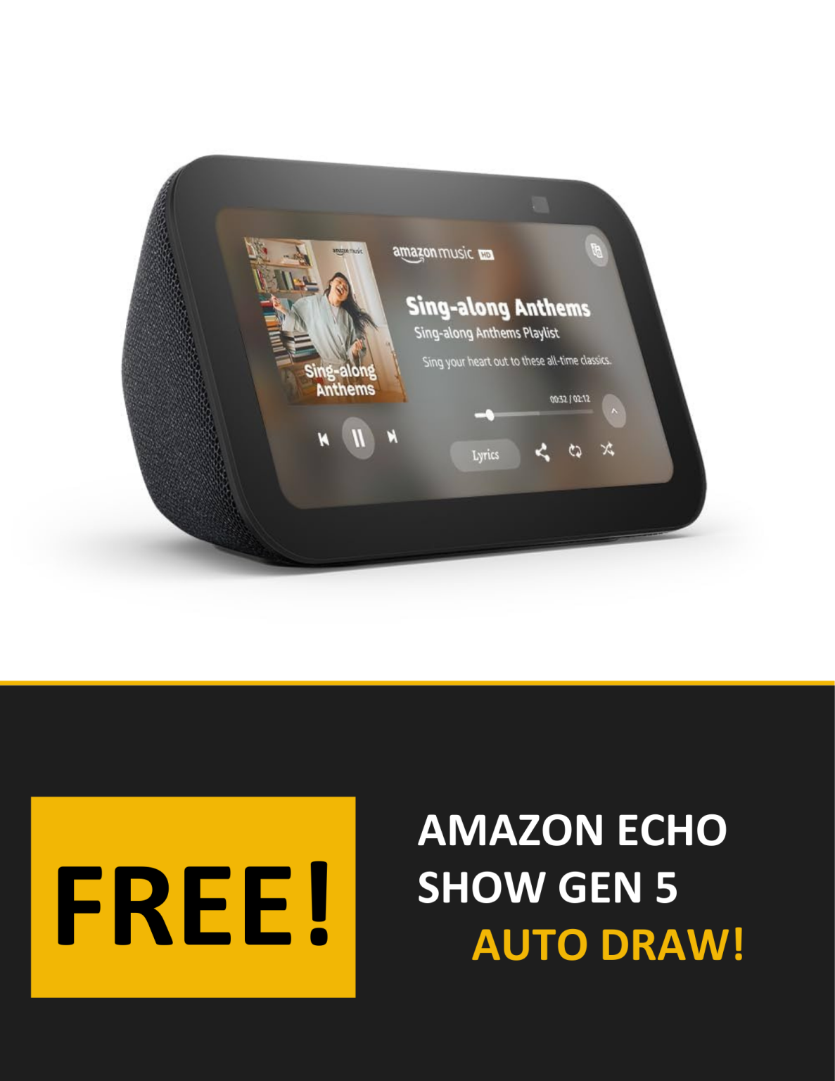 Amazon Echo Show 5 Smart Display with Alexa – FREEBIE! – Mr Wish ...